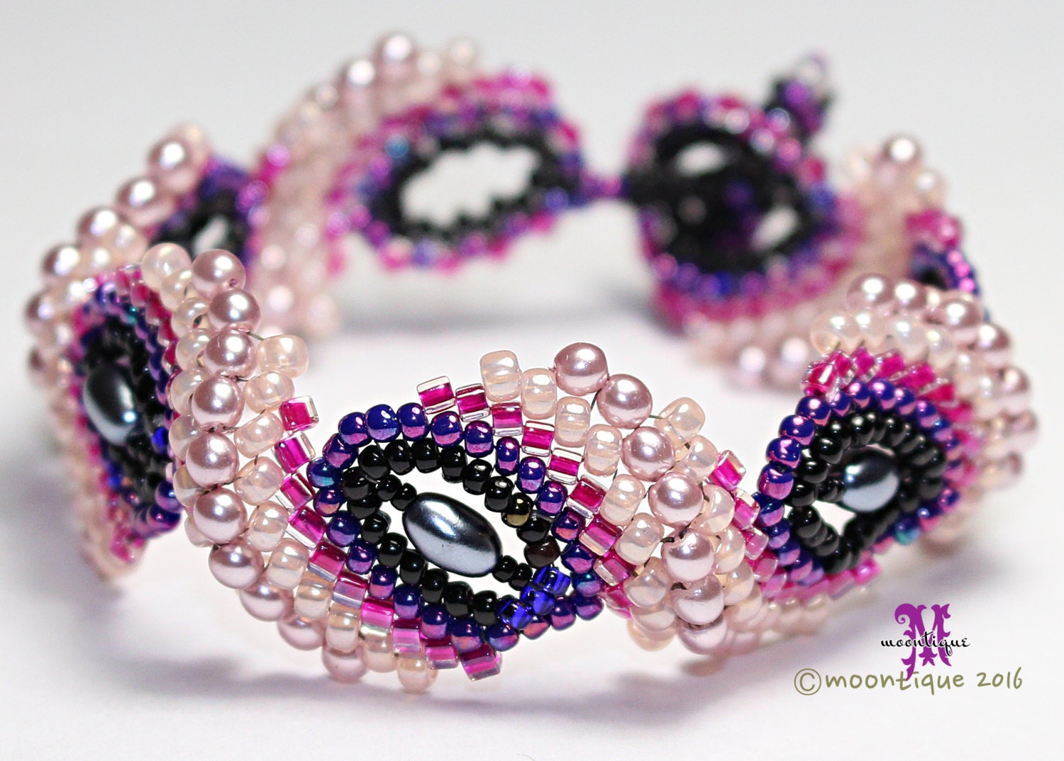 Curlyshells Beaded Bracelet Tutorial - Etsy Israel