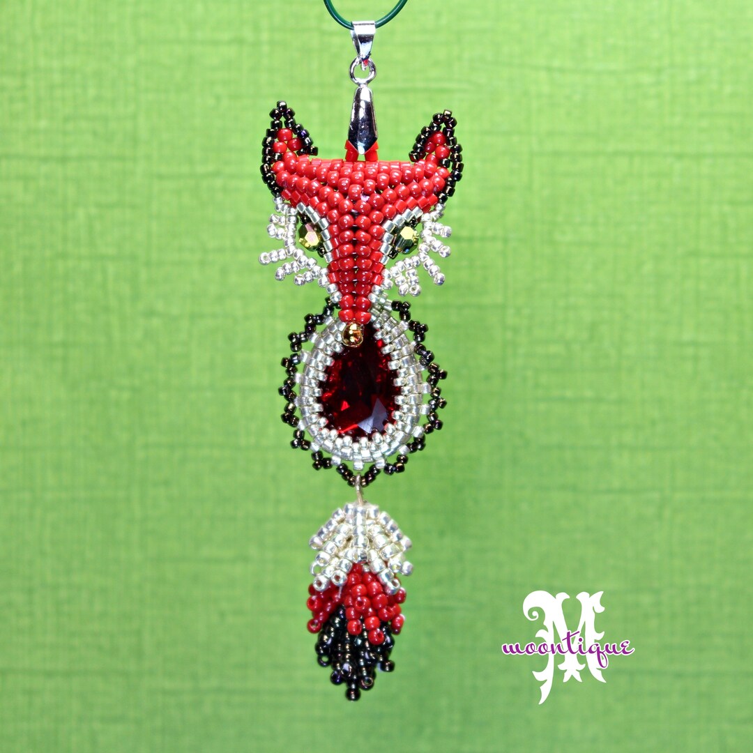 Red Fox Pendant Tutorial - Etsy