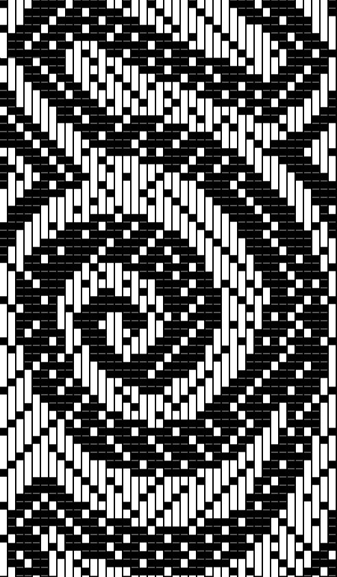 Spiral Flow CHART Freeform Overshot Weaving Book Spiral Pattern Motif ...