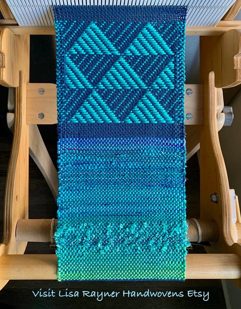 CHART Triangular Tiles Rigid Heddle Weaving Pattern Freeform Overshot ...
