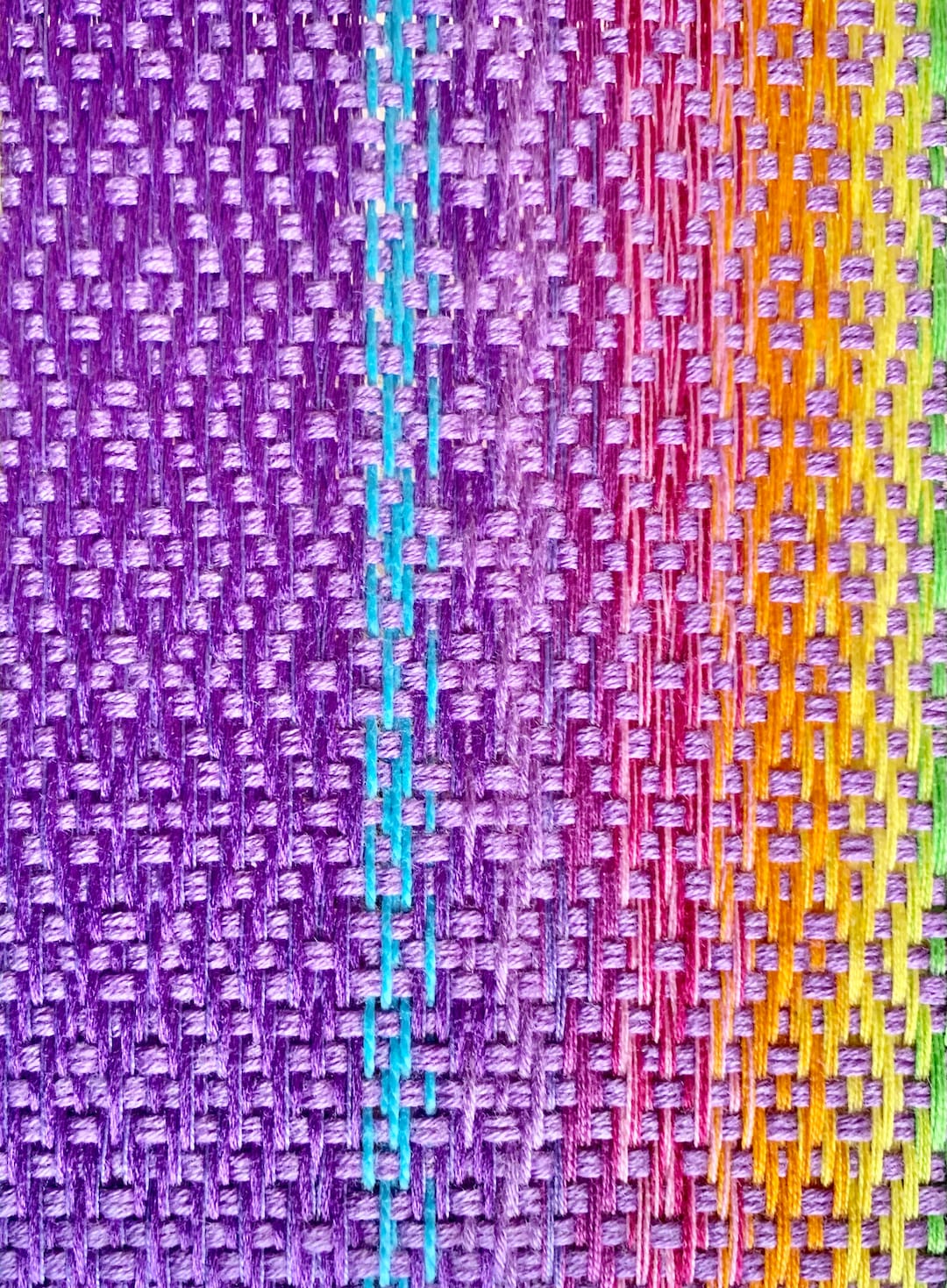 Spring Colors Diamond Twill Pattern Pick up Chart or Four Shaft Loom ...