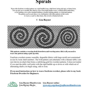 CHART Goddess Pattern Chart #4 Spirals Instant Digital Download Weaving ...