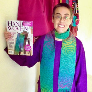 Ebook Saori Spiral Freeform Overshot Weaving Chart Pattern Pin Rigid ...