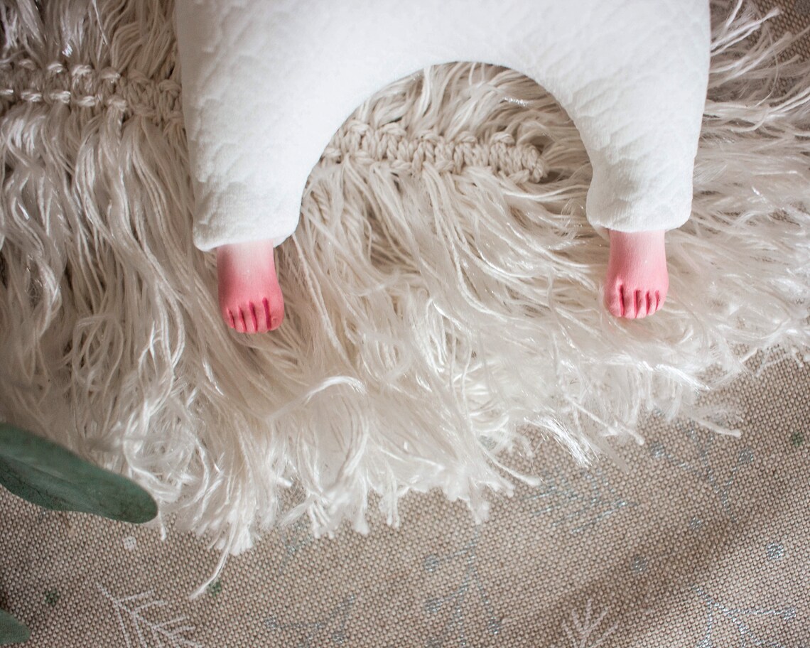 Baby Angel Figurine With a Heart Ornament Guardian Angel - Etsy