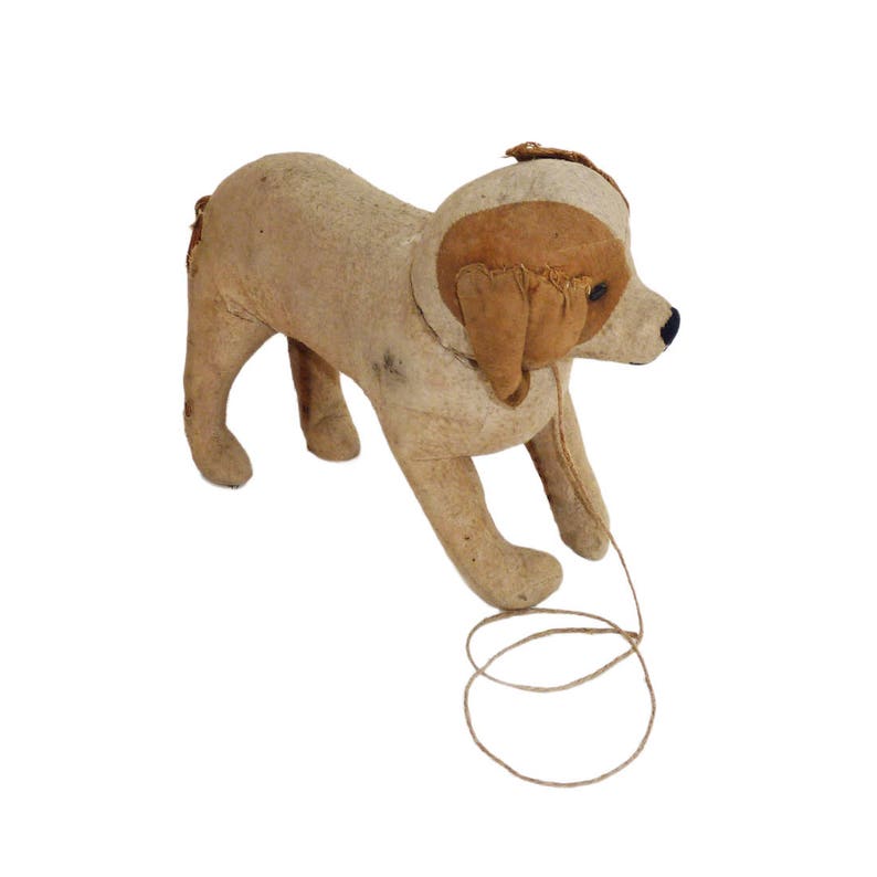 1920's Rare Buff Coloured Terrier Dog Toy With Tan Patches - Etsy
