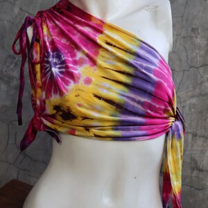 Tie Back Crop Top, Goa Style Rayon Blend, Beach Top - Etsy