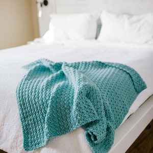 Crochet Pattern//chunky Throw Blanket - French Country Throw Blanket ...