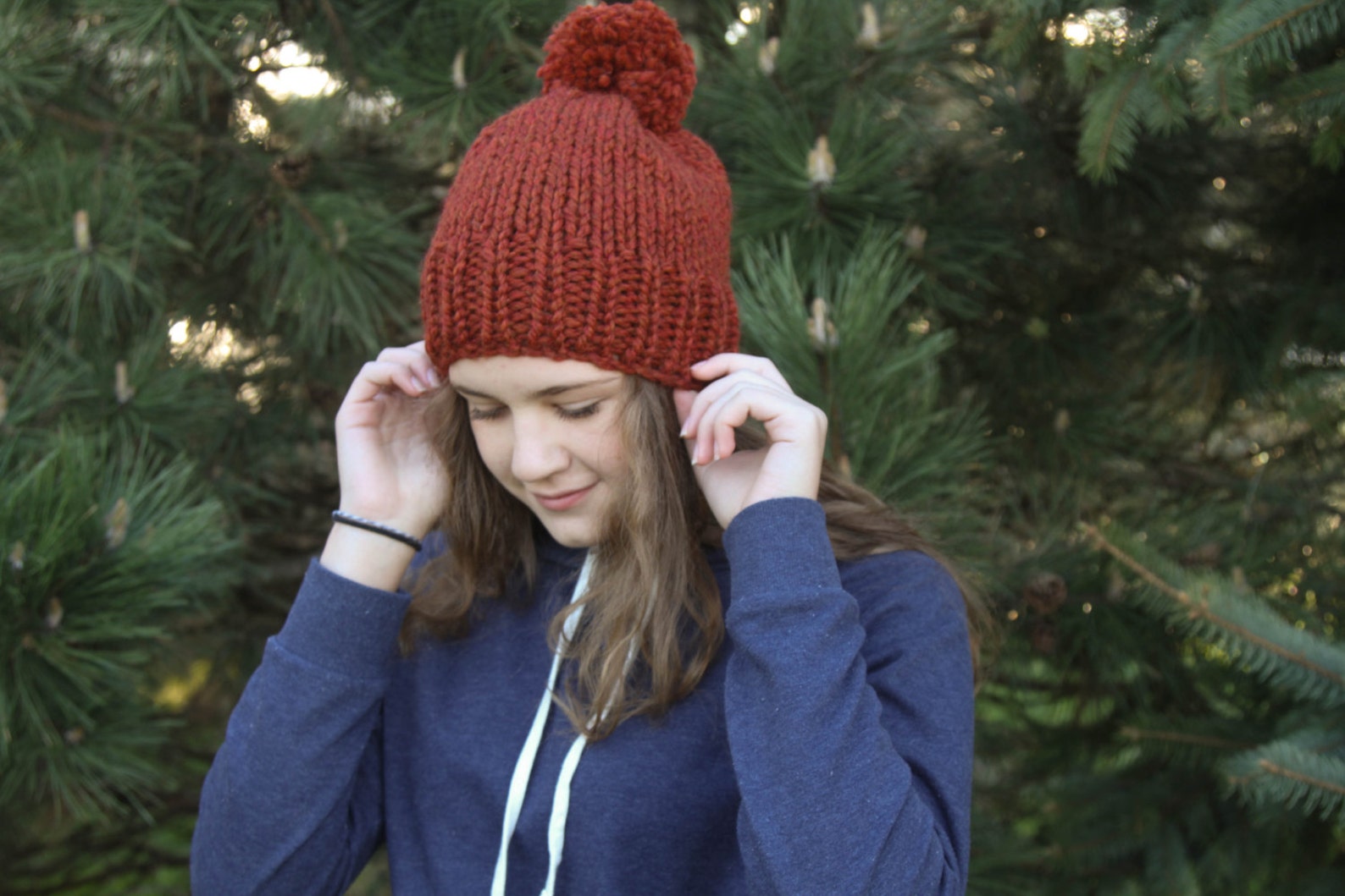 Knitting Pattern / Chunky Knit Hat / Ribbed Knit Toque Beanie - Etsy