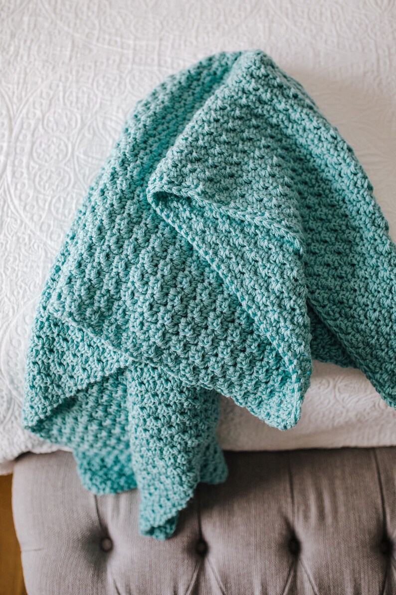 Crochet Pattern//chunky Throw Blanket - French Country Throw Blanket ...