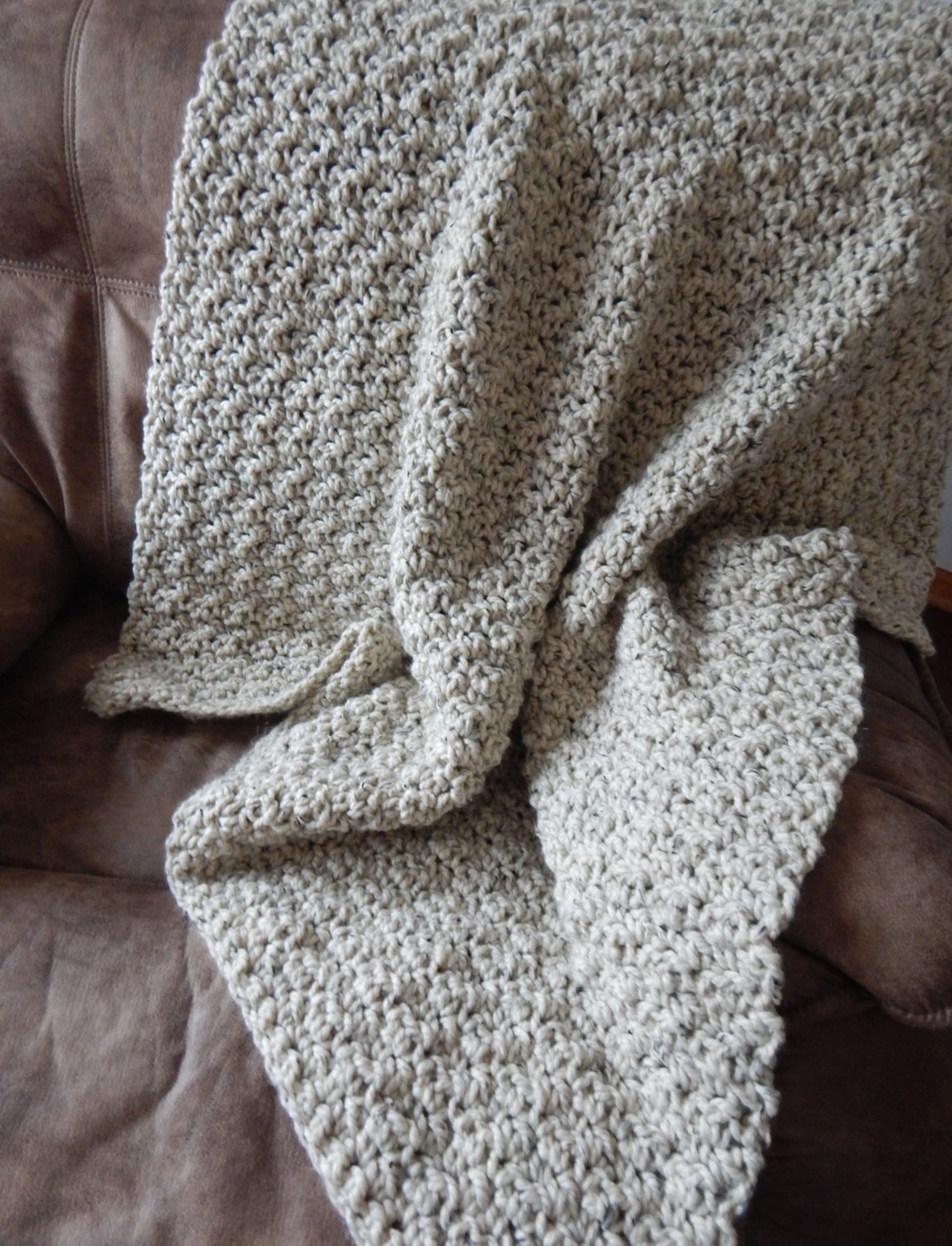 Crochet Pattern//chunky Crochet Throw Blanket Chunky Crochet - Etsy