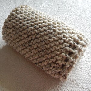 Knitting Pattern - Chunky Knit Wool Baby Blanket - Baby Throw Blanket ...