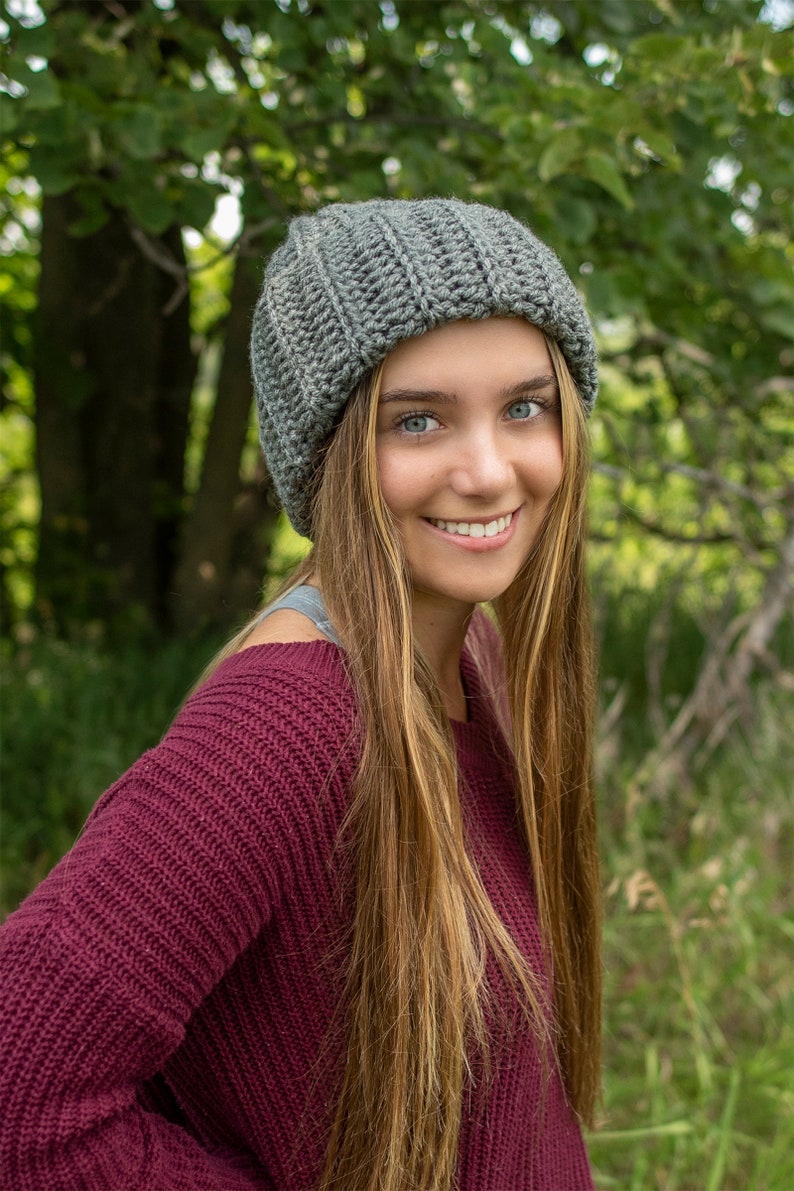 Chunky Knit Fold-over Beanie Hat/cuffed Beanie/handmade - Etsy