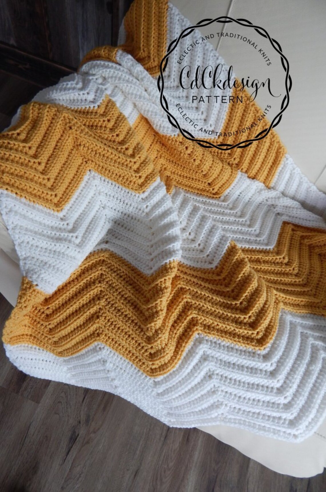 Crochet Pattern Crochet Chevron Throw Chevron Blanket | Etsy