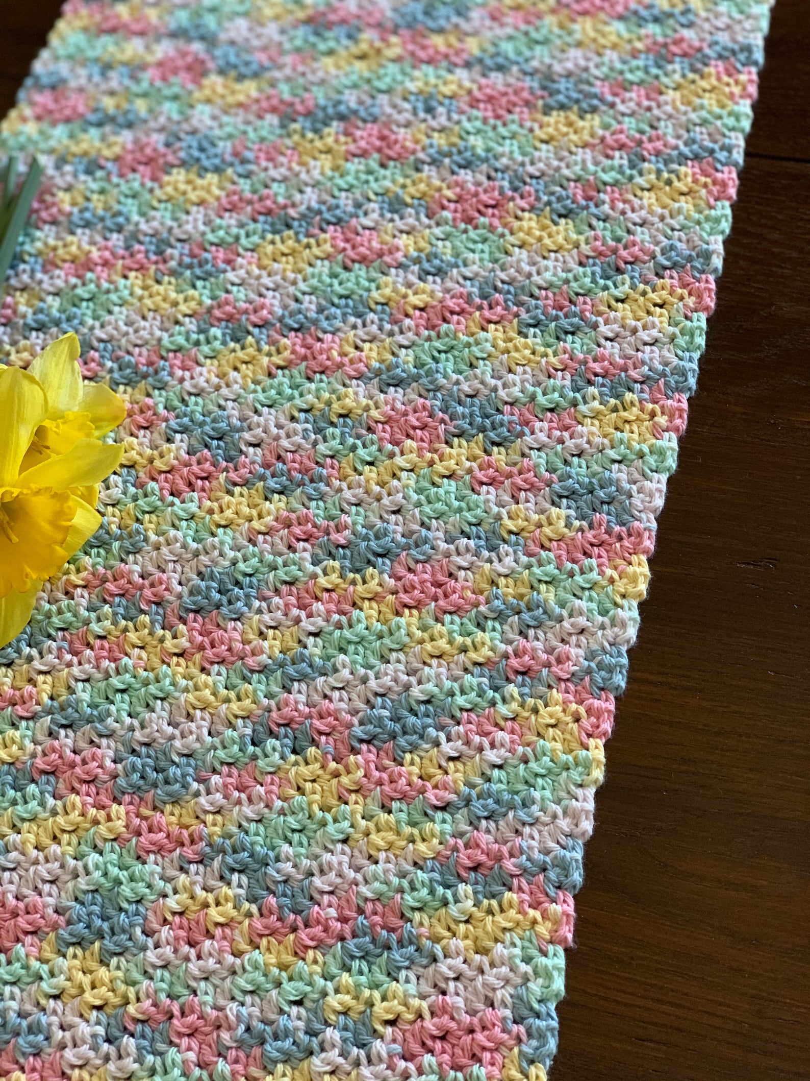 CROCHET PATTERN Cotton Farmhouse Table Runner/eco Friendly - Etsy