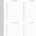 Week at A Glance, INSTANT DOWNLOAD, Weekly Overview, Printable Calendar ...