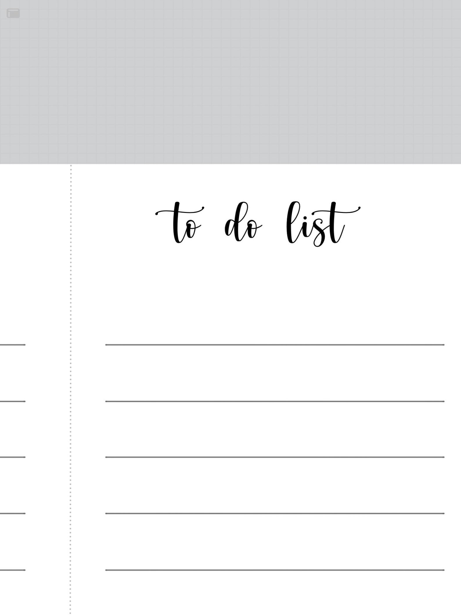 Simple Daily Printable to Do Lists Checklist Template Print and Cut ...