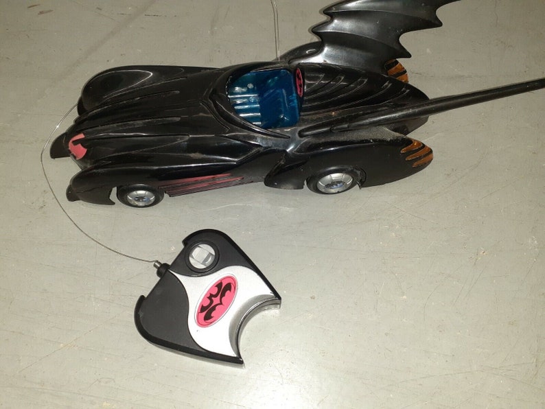 Vintage Batmobile Rc Remote Control Car 1997 Dc Comics Batman - Etsy