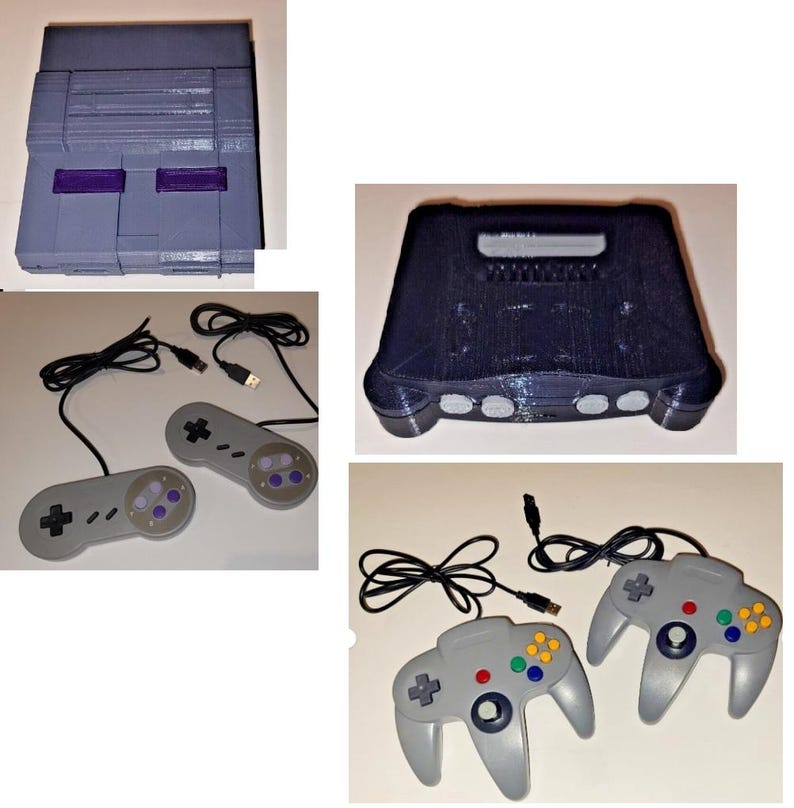 3d Print N64raspberry Game Case Console Mini Classic Nintendo 64 Usb ...