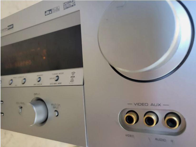 Yamaha Htr-5840 Silver Receiver Amplifier 6.1 Sound Component Video Av ...