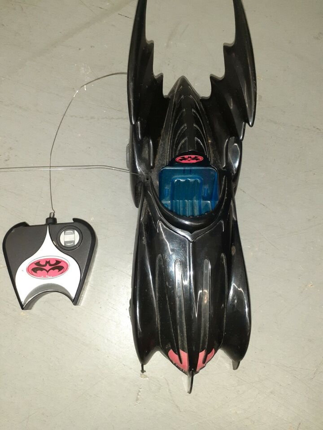 Vintage Batmobile Rc Remote Control Car 1997 Dc Comics Batman - Etsy