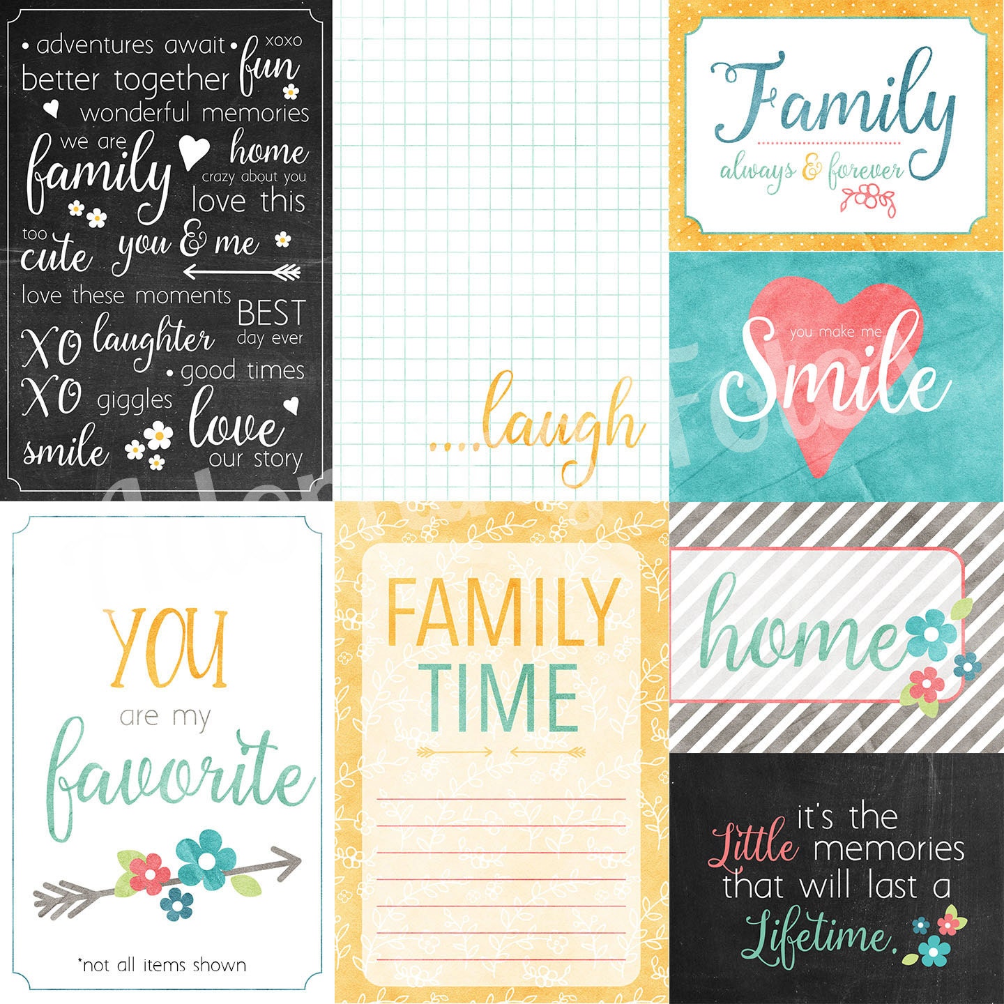This Family of Mine Digital Journaling Cards, Project Life Family ...