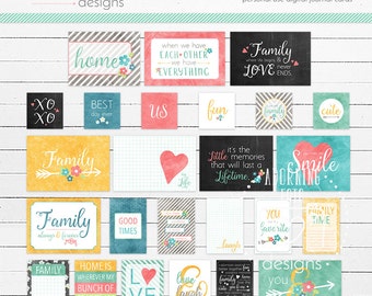 Project Life Cards - Etsy