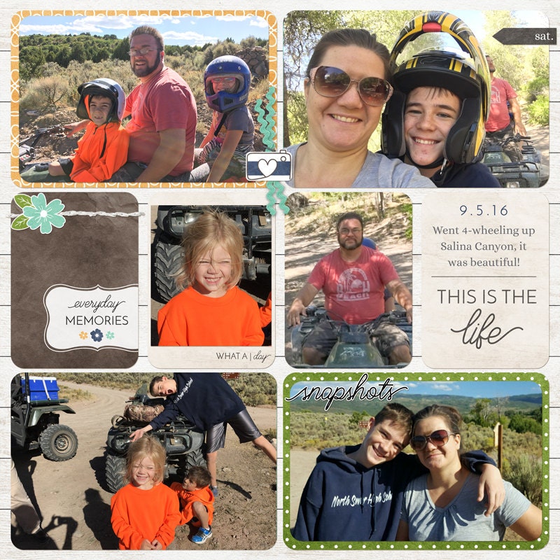 Everyday Moments Digital Journaling Cards, Project Life Everyday ...