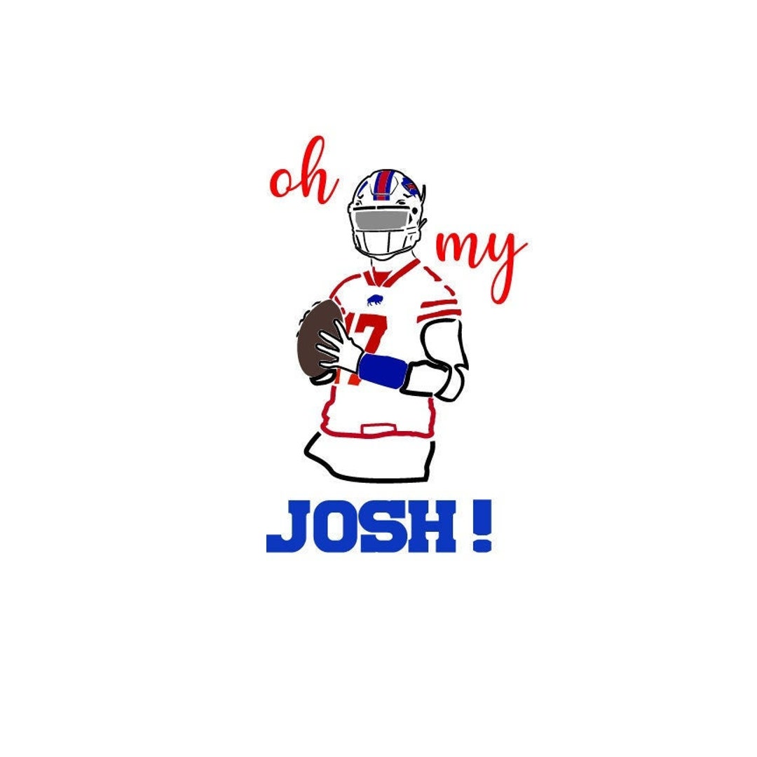 JA - Josh - 17 - Football Shirt - Allen - Oh My Josh - Buffalo - SVG - Etsy