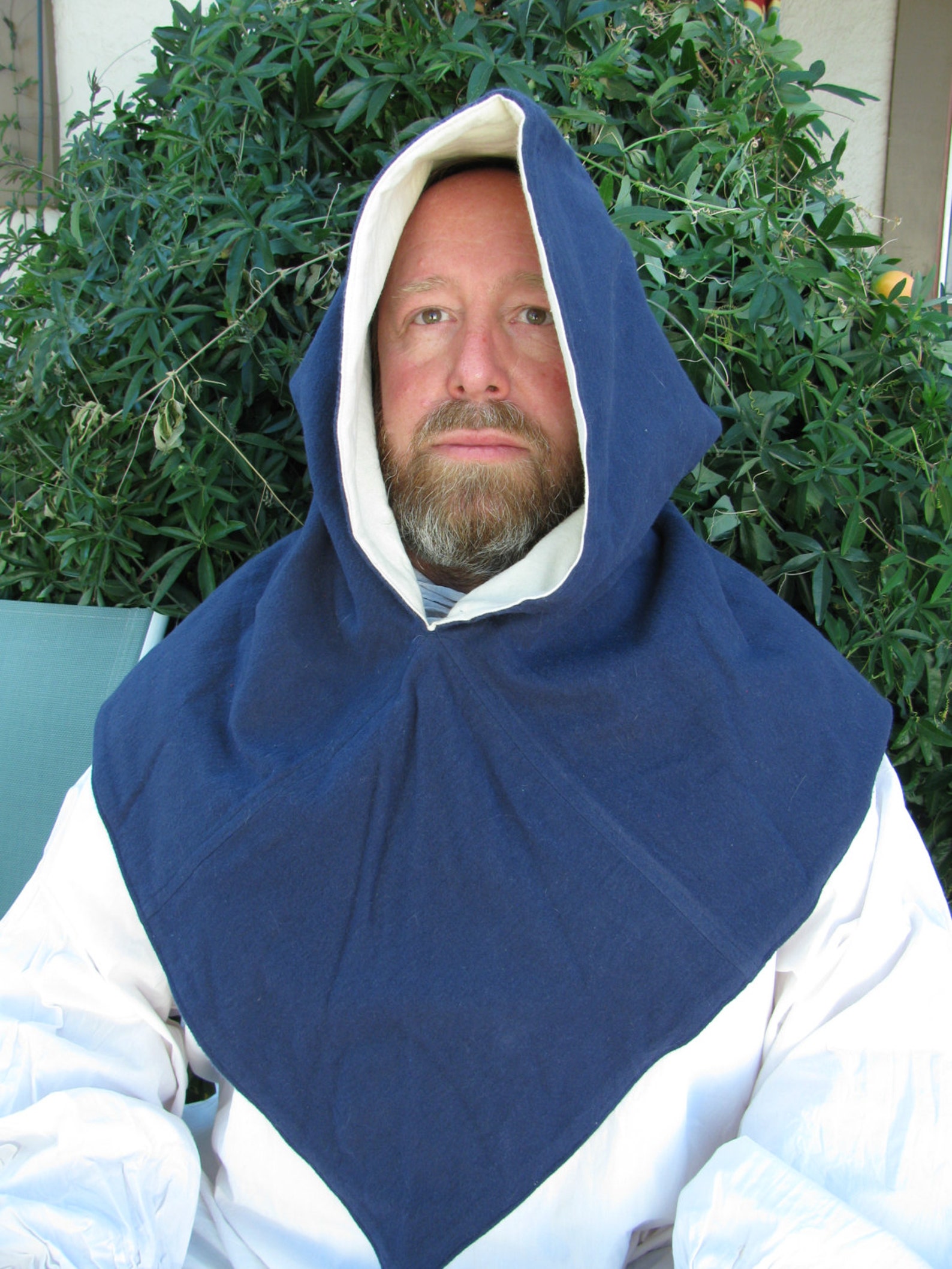 Viking skjoldehamm Hood, Viking Hood, Medieval Hood, Costume Hood, SCA ...