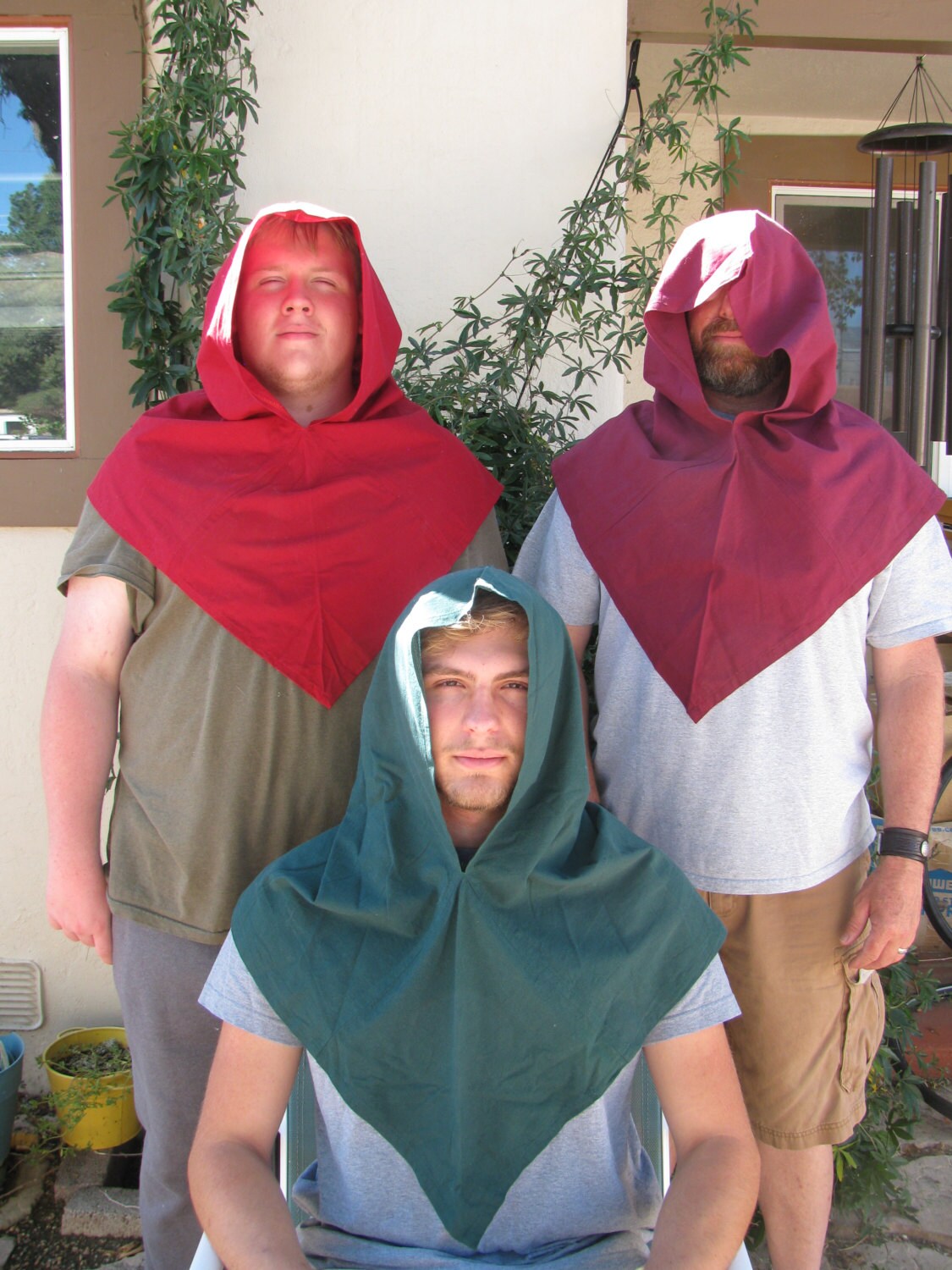 Viking skjoldehamm Hood, Medieval Hood, Viking Hood, SCA Hood, SCA ...