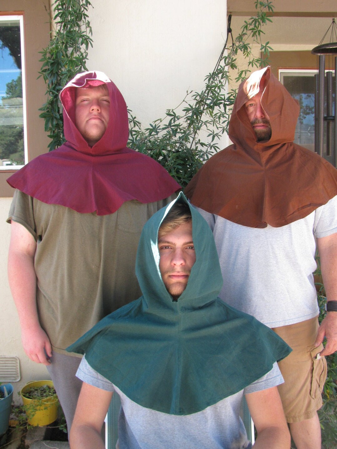 Liripipe Hood, Medieval Hood, SCA Hood, Costume, Costume Hood, LARP,SCA ...