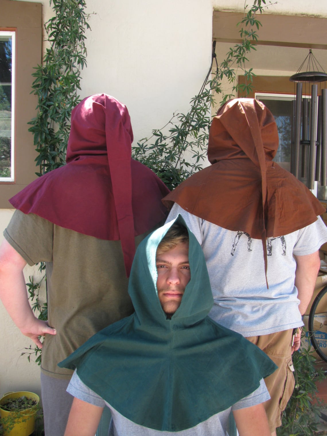 Liripipe Hood, Medieval Hood, SCA Hood, Costume, Costume Hood, LARP,SCA ...