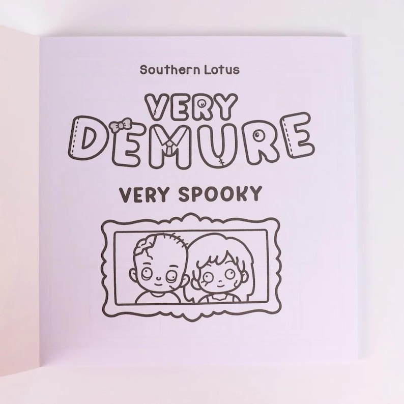 Very Demure, Very Spooky - Cute Halloween Coloring Book - (physical ...