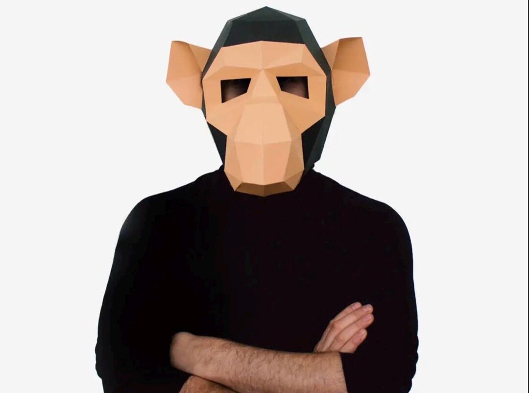 Paper Mask 3D Mask Panda Animal Mask Paper Craft Model Mask DIY Cosplay ...