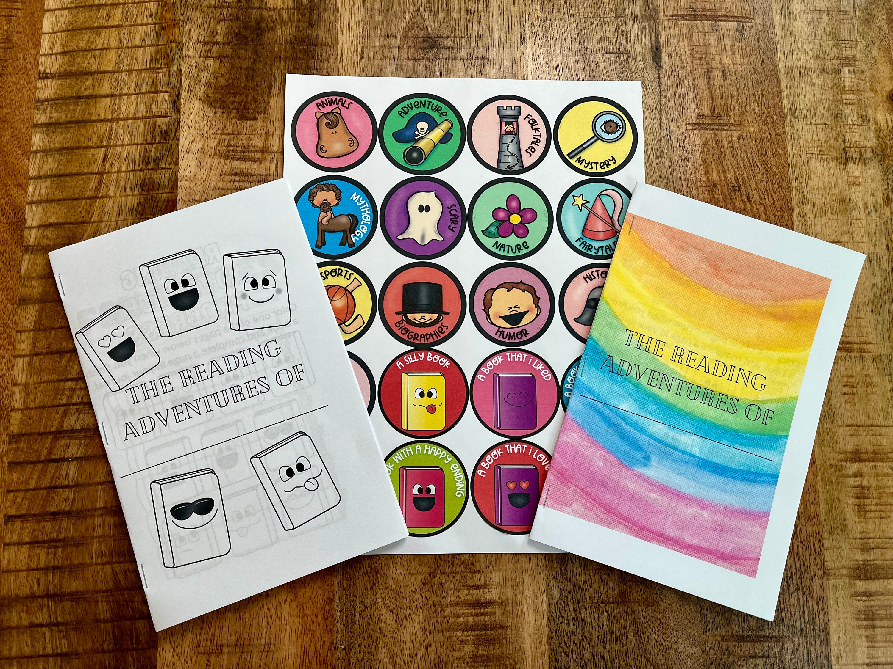 Book Badge Stickers for Classroom Reading Journals/logs - Etsy