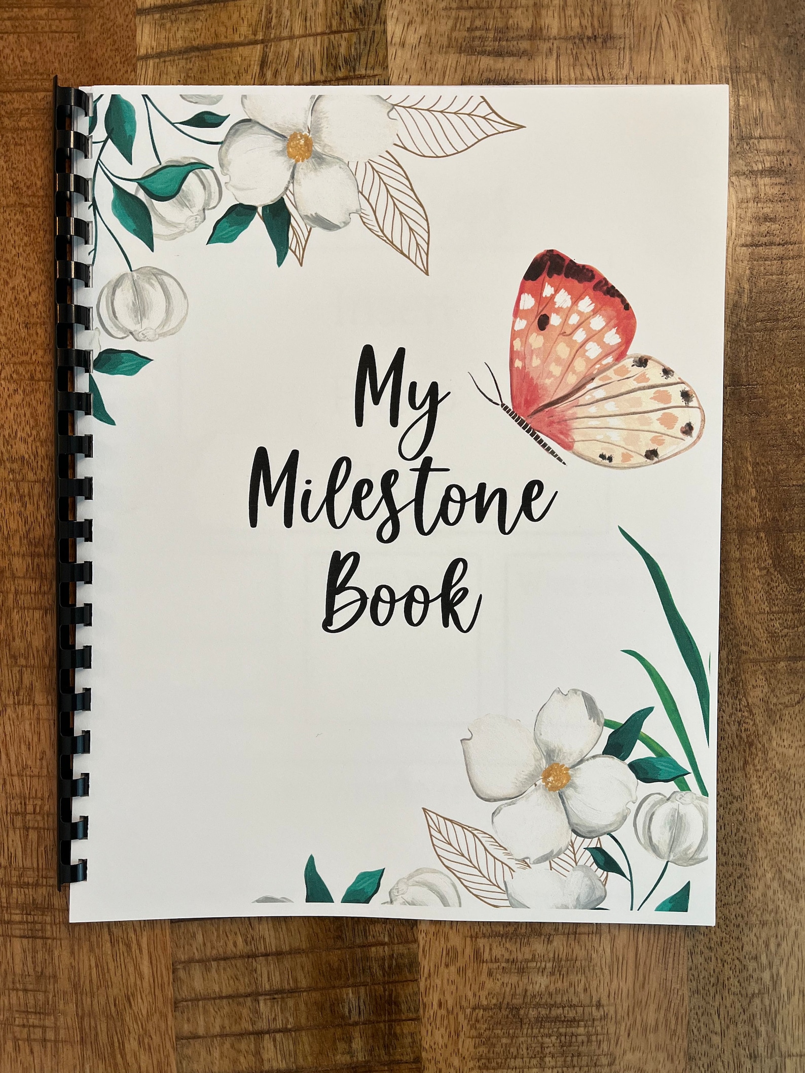 Baby Milestone Book, Printable Baby Milestone Book, Baby's First Year ...