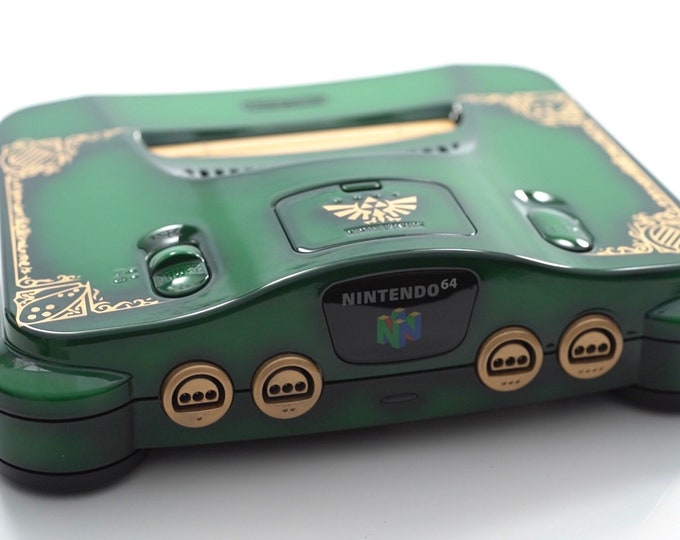 Custom Painted Link the Legend of Zelda Ocarina of Time Nintendo 64 ...