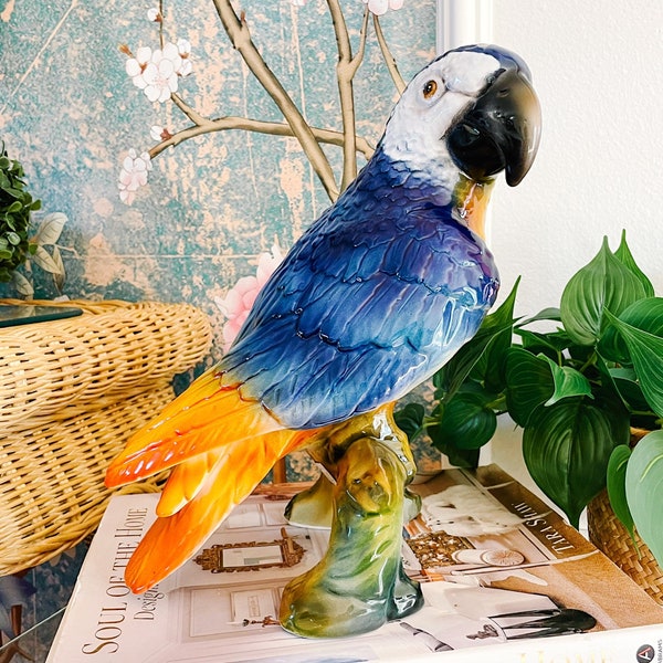 Ceramic Parrot - Etsy