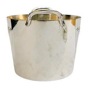 1940s Rogers & Sons Silverplate Ice Bucket With Tongs, Silver Ice ...