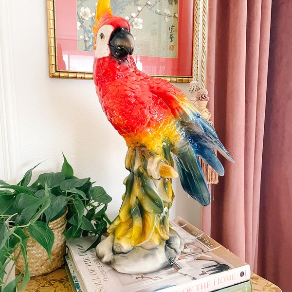 Ceramic Parrot - Etsy