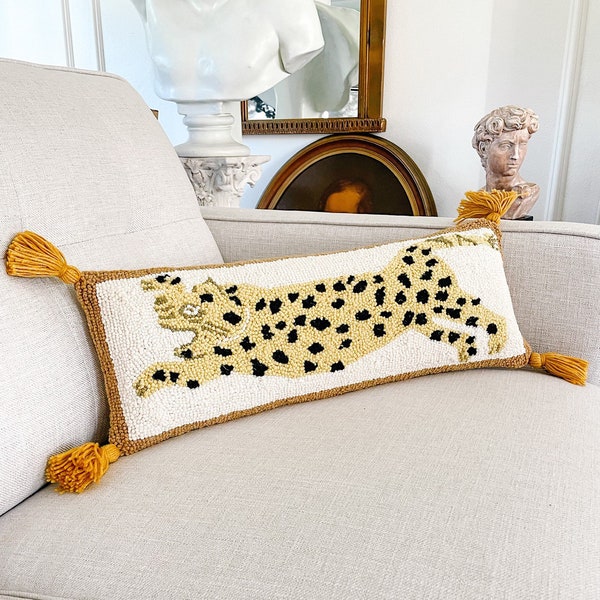 Leopard Throw Pillow - Etsy