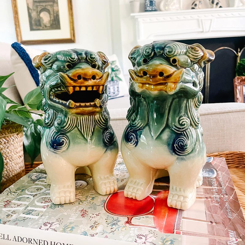 Ceramic Foo Dog - Etsy