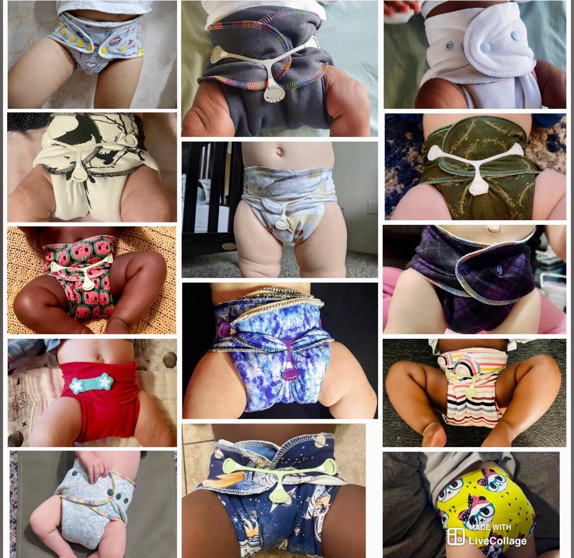 Flawless One Size Preflat Diaper Pattern Fits Approx. - Etsy
