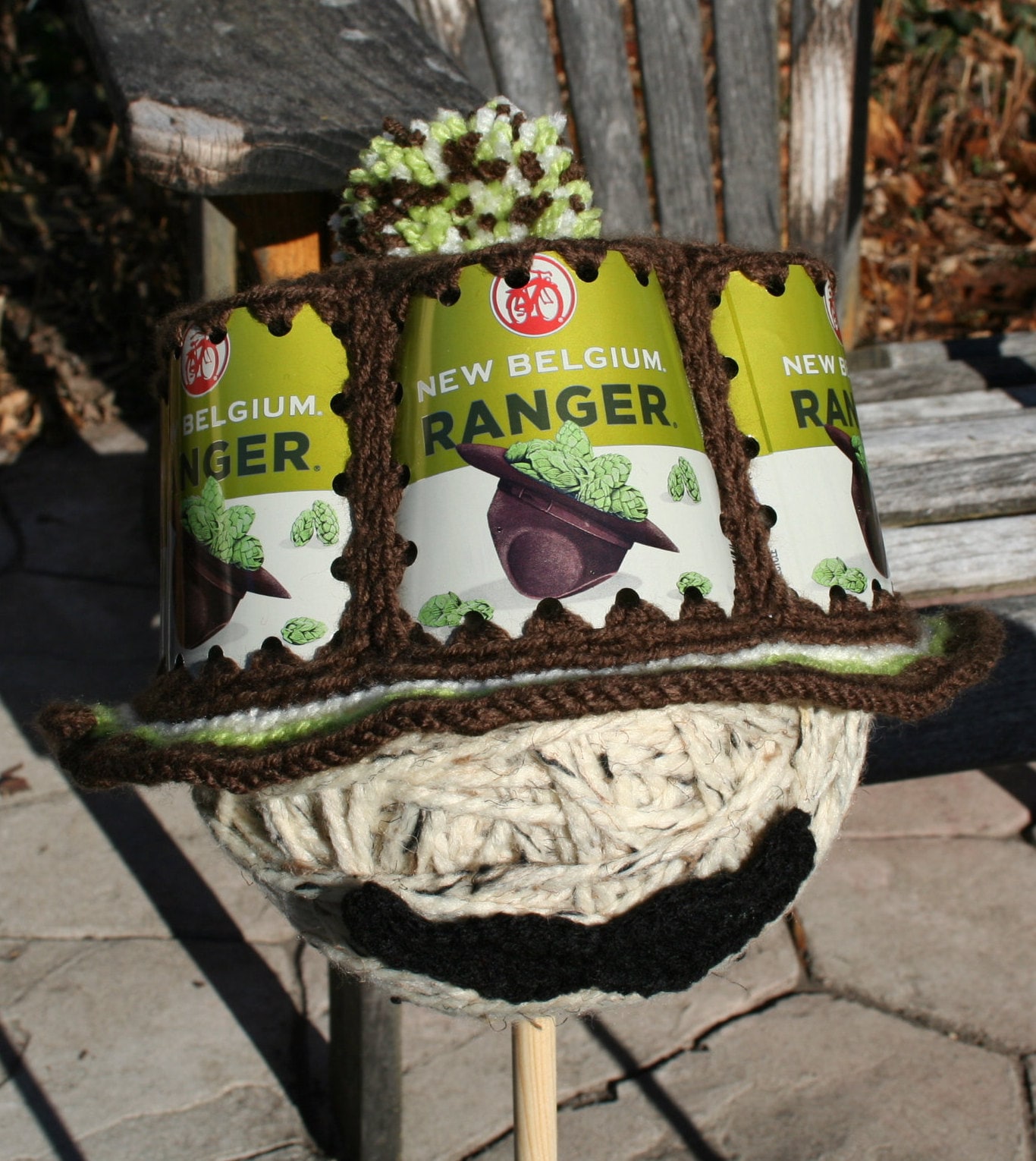 New Belgium Ranger Beer Can Hat / Crocheted / Coca - Etsy