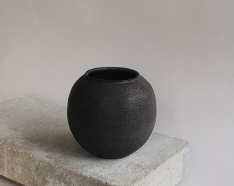 Round Pottery Vase | Etsy