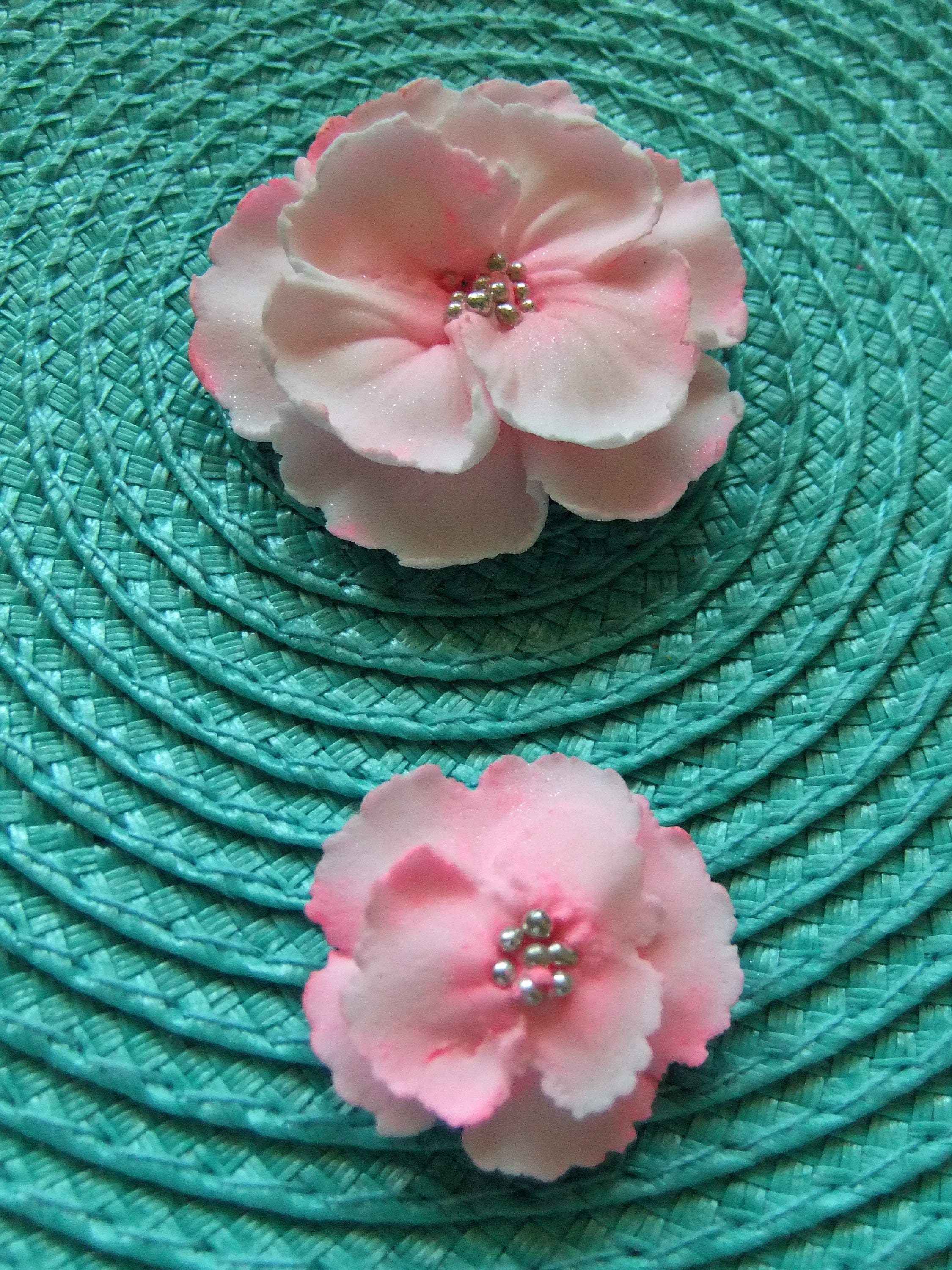 Royal Icing Flowers Soft Pink Weddings Events Showers Cake - Etsy Canada