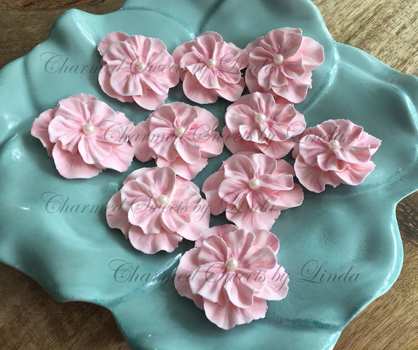 Royal Icing Flowers Soft Pink Weddings Events Showers Cake - Etsy Canada