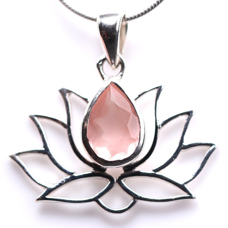 Blue Lotus Necklace - Etsy