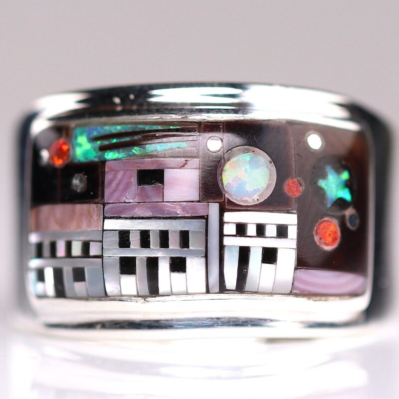 Inlay Ring - Etsy