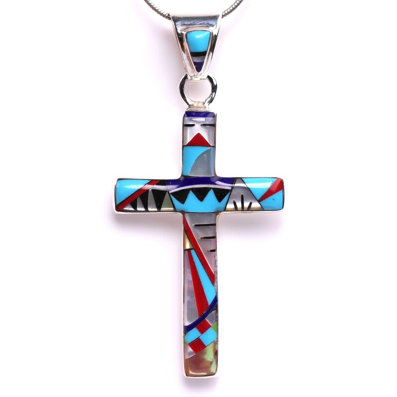 Boho Cross Pendant - Etsy